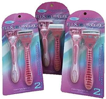 Amazon.com: Reliashave Ladies Supreme Quality Six6Glade Disposable ...