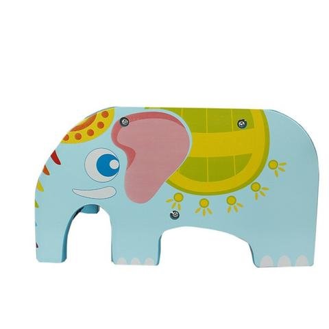 Wooden Elephant shaped sorter with pounding hammer : Amazon.in: Toys ...