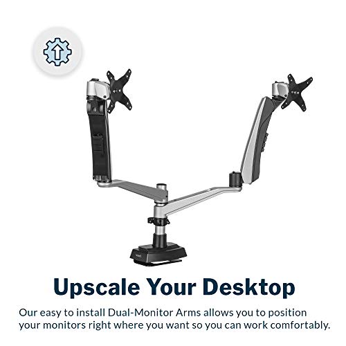 Buy Vari Dual Monitor Arm - VESA Monitor Mount w/ 360 Degree Adjustment ...