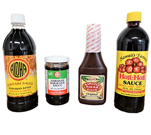 Flavors of Hawaii BBQ Sauces and Marinades - Hawaiian Sampler Set ...
