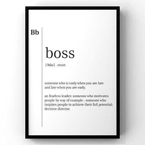 Amazon.com: Boss Print,Boss Poster,Boss Printable,Definition Poster ...