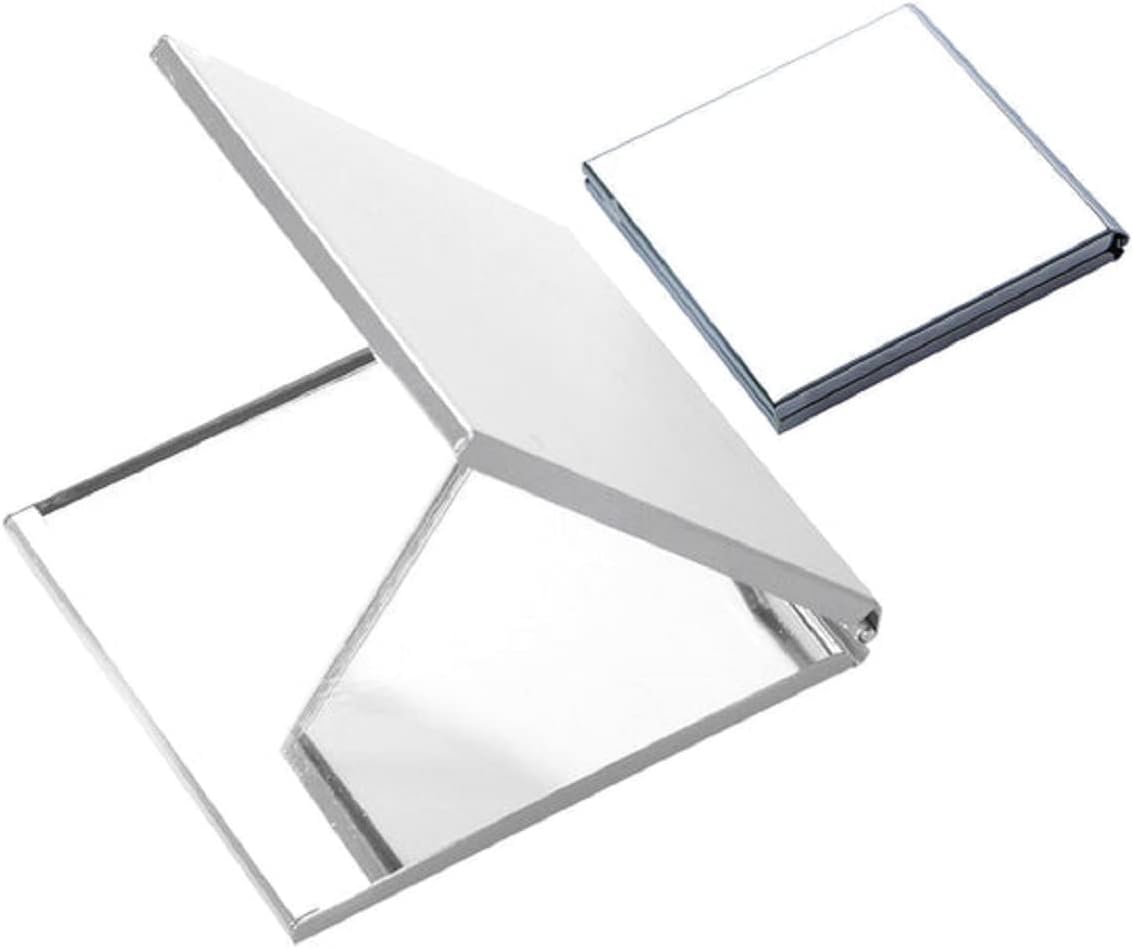 Amazon.com: PresenceHHH Aluminium Square Foldable Double Sided Compact ...