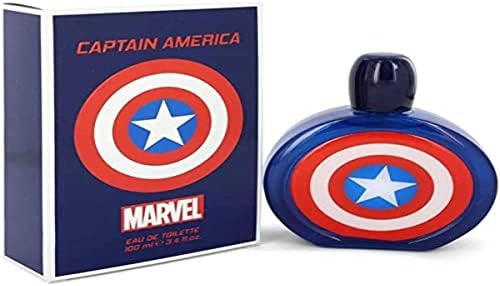 Amazon.com : Captain America by Marvel Eau De Toilette Spray 3.4 oz Men ...