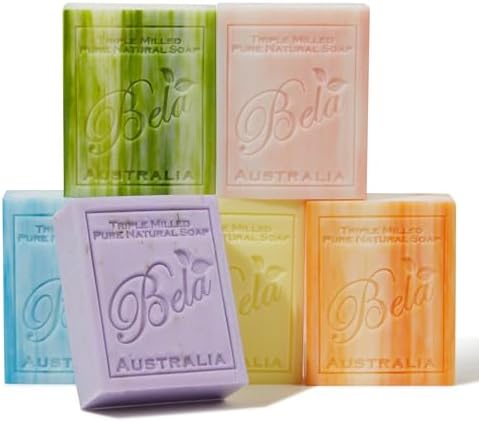 Amazon.com : BELA Soap Variety Pack 3.3 OZ, Pack of 6, Long Lasting ...