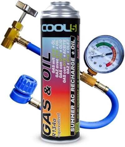 Car Aircon Air Con Conditioning Top up Topup Recharge Refill Regas DIY ...