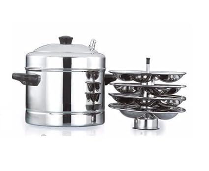 HORIZON Stainless Steel Idly Cooker Lid with Plates Idli MakerInduction ...