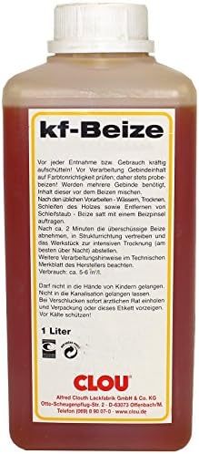Clou kf - Beize - nussbaum Dunkel 2219-1000 ml / 1 ltr : Amazon.de ...