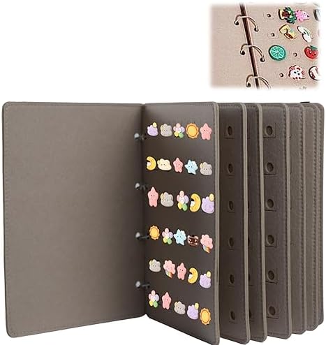 Amazon.com: Pin Display Binder, Enamel Pin Display Book,Shoe Charms ...