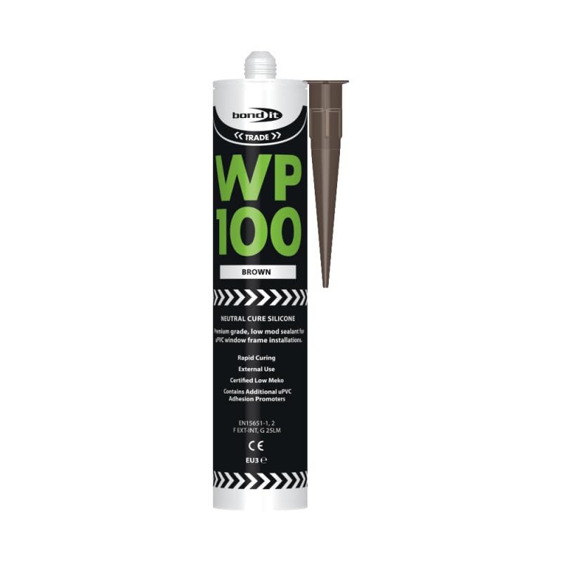 Bond IT WP100 Silicone Sealant Seal Rapid Cure Mastic External Door ...