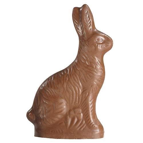 Amazon.com : Solid Milk Chocolate Easter Bunny – 8oz. Individually ...