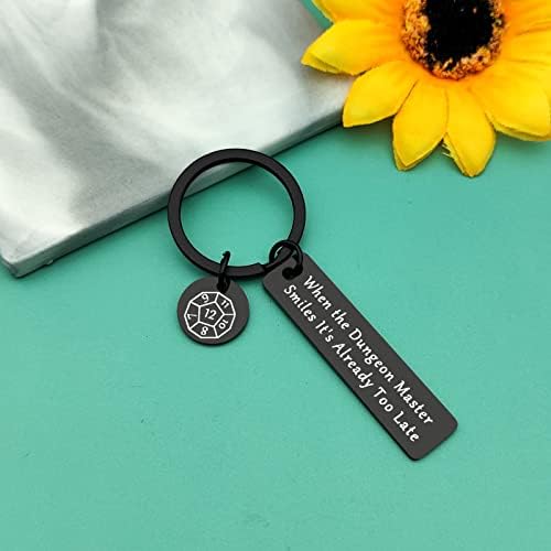 Amazon.com: Dungeons and Dragons Keychain Gift DM Gifts RPG Gift Dice ...
