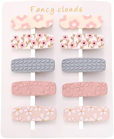 Amazon.com: FANCY CLOUDS Hair Clips for Girls Women Toddler Baby ...