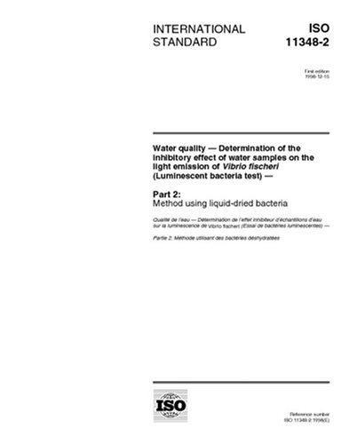 ISO 11348-2:1998, Water quality - Determination of the inhibitory ...
