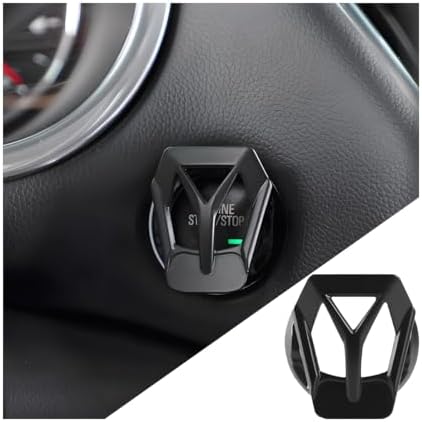 Amazon.com: Mandark Car Engine Start Stop Button Cover, Zinc Alloy ...