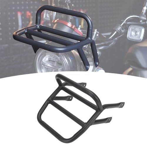 Amazon.com: Fsdatongdazi Motorcycle Black Front Rack Carrier Luggage ...