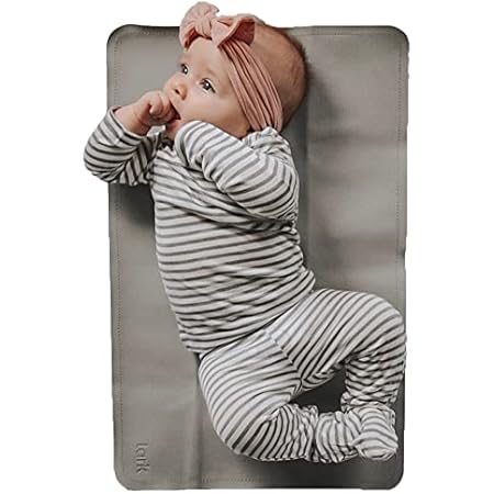 Amazon.com : Ava + Oliver Vegan Leather Baby Changing Mat ...