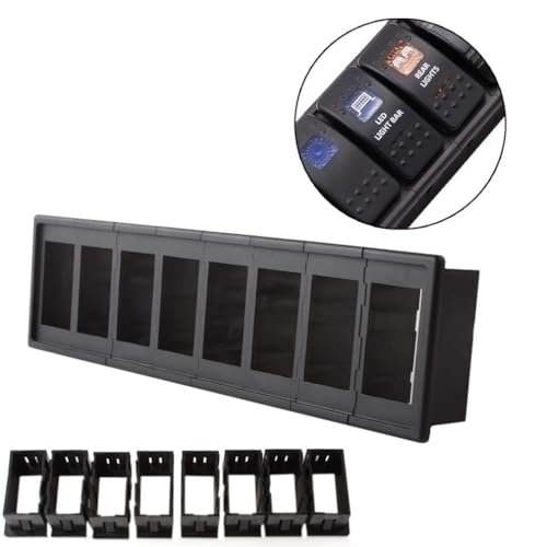 Snapklik.com : Rocker Switch Panel Housing Holder, Black ABS Plastic ...