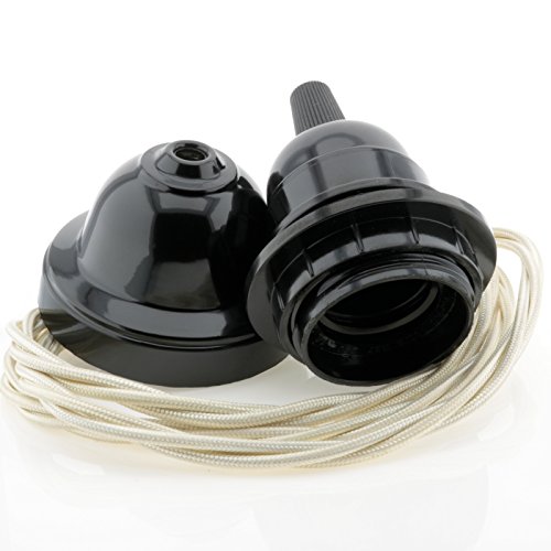 Repaireum Ltd. Vintage Styled Bakelite Ceiling Pendant Kit incl. Period ...