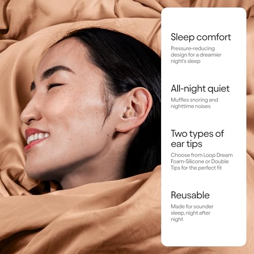 Loop Dream - Silicone /Memory Foam Earplugs for Sleep Comfort | Comfortable Ear Plugs for ...