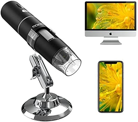 MoKo Digital Microscope 50x to 1000x Magnification, 1080P HD 2MP Camera ...