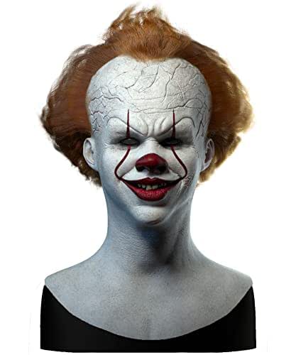 Amazon.com: Silicone Mask | Pennywise IT Halloween Mask : Handmade Products