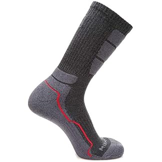 MIRMARU Men's 5 Pairs Hiking Outdoor Trail Running, Hiking, Moisture ...