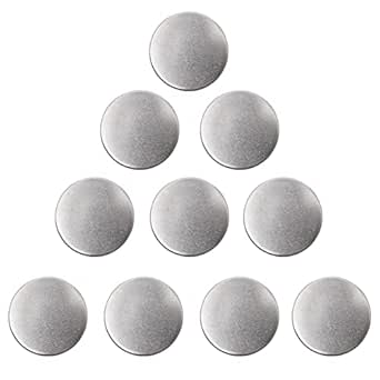 Amazon.com: Eoiips 1" Diameter Stainless Steel Disc, 17 Gauge Thickness ...