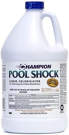 Amazon.com : Liquid Pool Shock - Sodium Hypochlorite 12.5 Percent ...