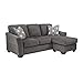 Amazon.com: Benchcraft - Brise Contemporary Sofa Chaise - Slate Grey ...