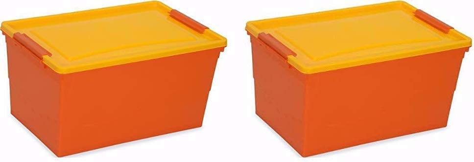 Nilkamal 50 Litre Multipurpose Storage Box with Lid and Handles for ...