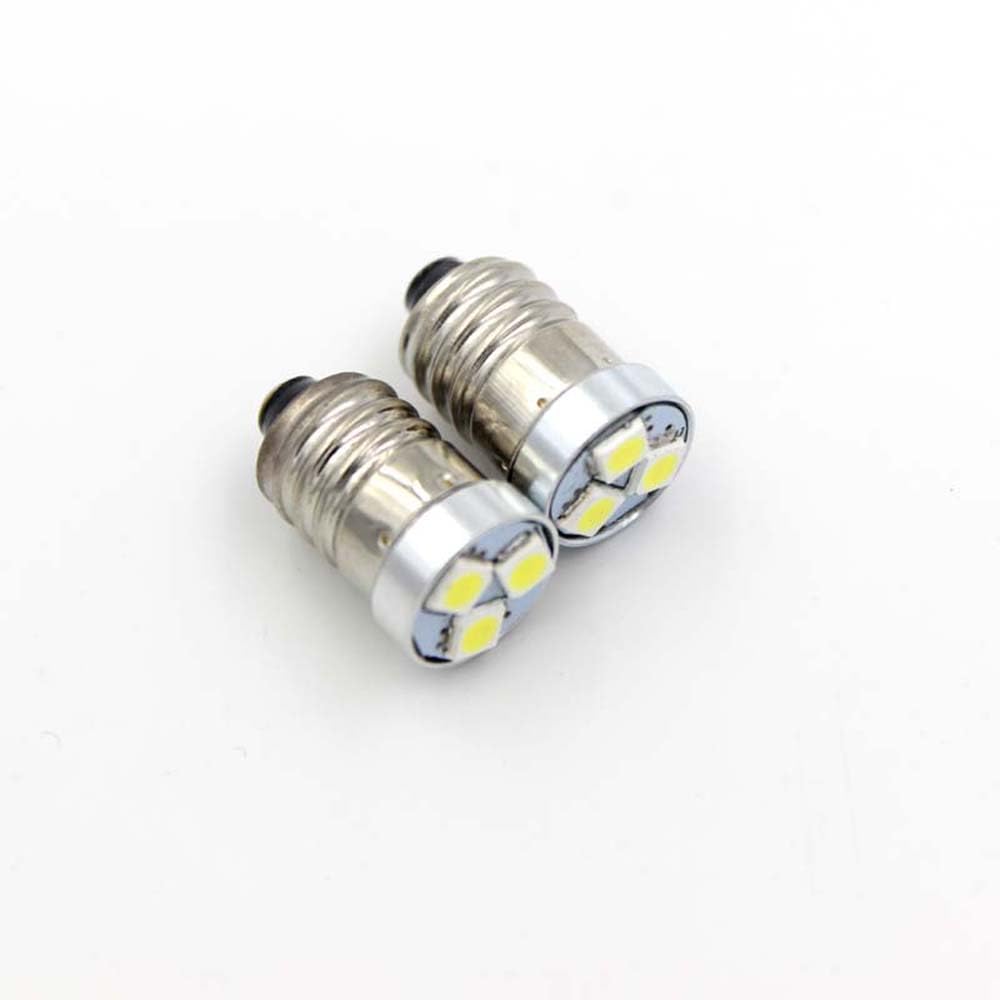Amazon.com: 2pcs Whtie LED Upgrade Bulb 200LM For 2/3/4 C/D Flashlight ...