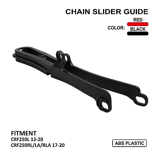 Snapklik.com : Motorcycle Black Plastic Chain Slider Guide Protector ...