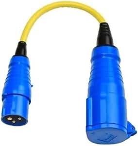 Victron Energy 16A to 32A/250V-CEE Plug 16A/CEE Coupling 32A Adapter ...