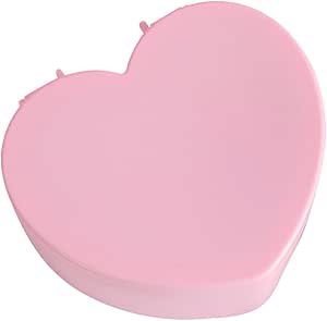 Amazon.com: Heart Shape Double Layer Jewelry Box with Mirror Travel ...