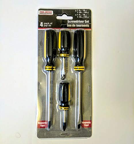 4 Piece Screwdriver Set with Magnetic Tips : Amazon.in: Home Improvement