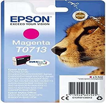 Epson T0711 Guépard Noir, Cartouche d'encre d'origine, D78 D120 DX4000 ...
