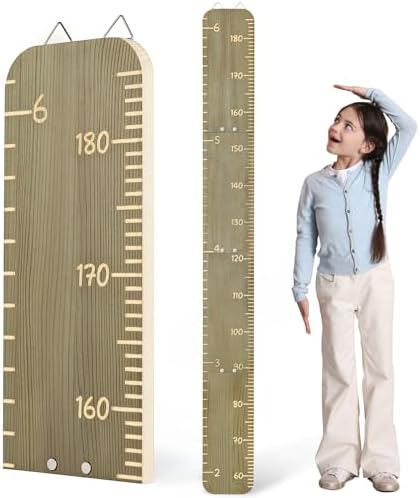 Amazon.com: Wooden Growth Chart for Wall,Tree Design, Height Chart for ...