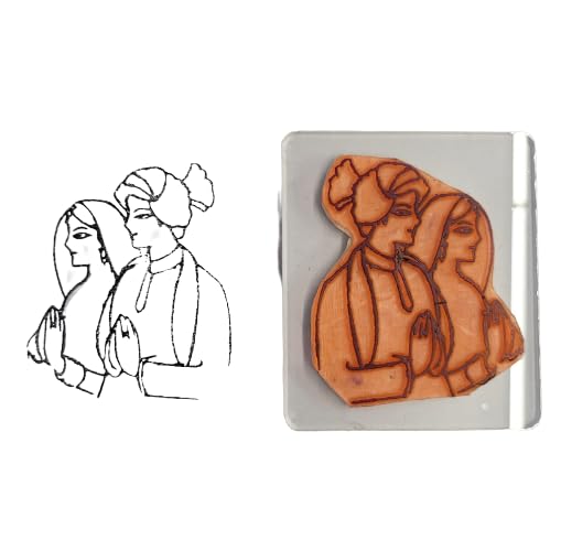 Stamp Shop Mehndi Supporting Tools dulha dulhan 001 : Amazon.in: Beauty