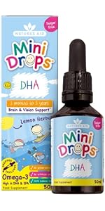 Natures Aid Iron Mini Drops for Infants and Children, Cognitive ...