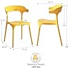 Amazon.com: Xdeco 4PCS Dining Chair Set, Modern Kitchen Chairs, No ...