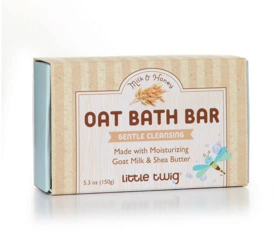 Amazon.com: Little Twig Oat Bath Bar Baby Soap Goat Milk & Shea Butter ...