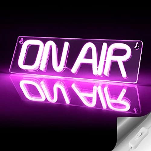 Amazon.com : ON AIR Sign, Live On Air Neon Sign USB Connected for ...