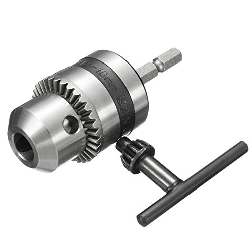 Generic 1-10mm Drill Chuck Driver Converter 3/8 inch 24UNF with 1/4 ...