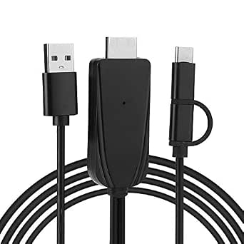 1080p HD USB C Transfer Cable Android Phone Bluetooth Same Screen Cable ...