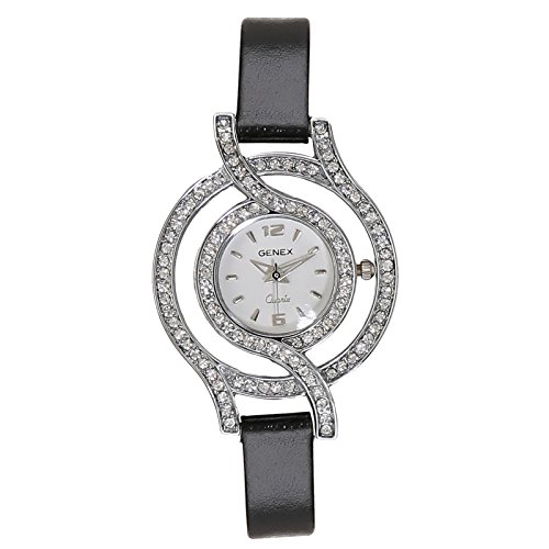 Genex Analog White Dial Womens Watch-Gx-2046 : Amazon.in: Fashion