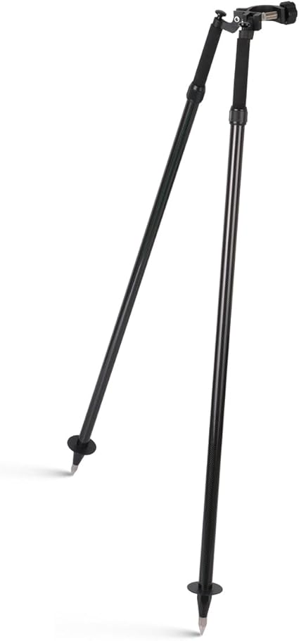 Amazon.com: Carbon Fiber Bipod Surveying Thumb Release, Carbon Fiber ...