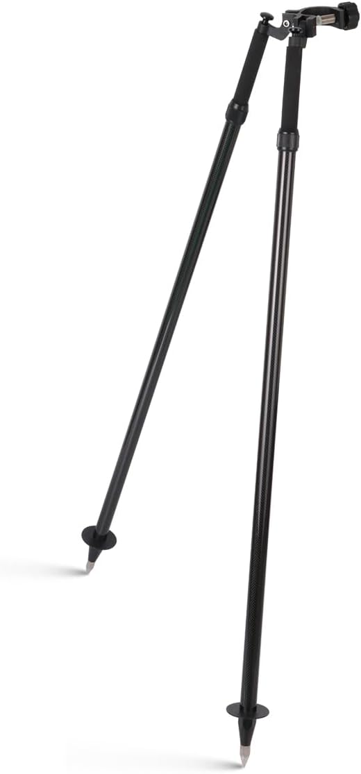 Amazon.com: Carbon Fiber Bipod Surveying Thumb Release, Carbon Fiber ...