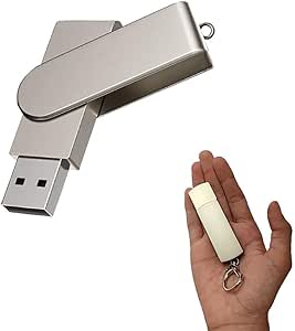 64GB Mini Diktiergerät USB Stick,Aufnahmegerät Mini, abhörgerät Kleines ...