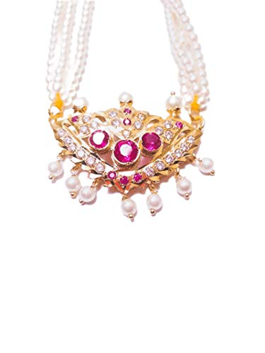 Buy REEVA Fashion Jewellery Traditional Maharashtrian/Kolhapuri Tanmani ...