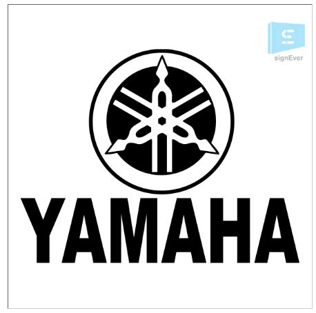 SIGN EVER Yamaha Original Logo Stickers for Fzs R15 v3 Bike Sides ...